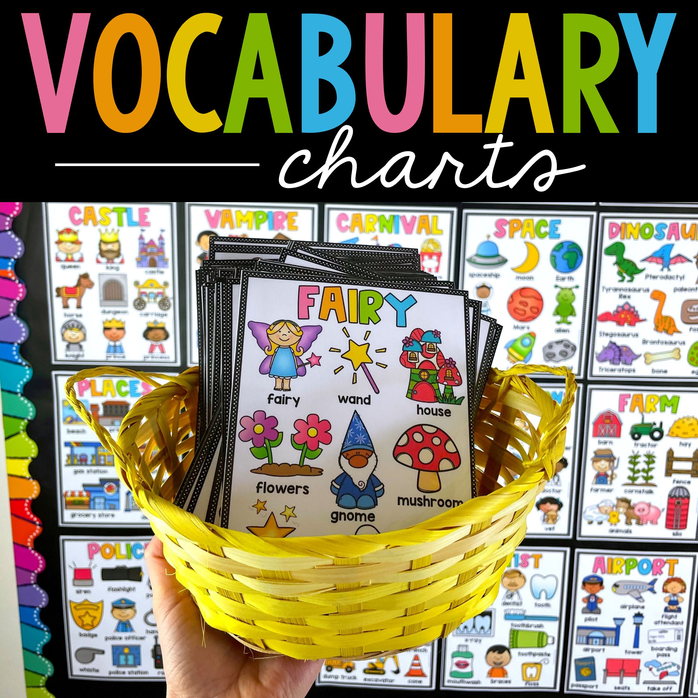 Classroom Vocabulary Chart Learn English Words English FREE School
