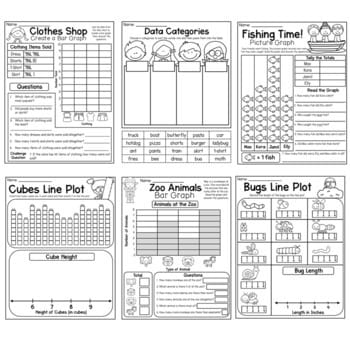 Second Grade Data and Graphing Worksheets - My Teaching Pal