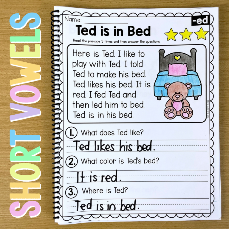 Phonics Reading Comprehension Passages - My Teaching Pal